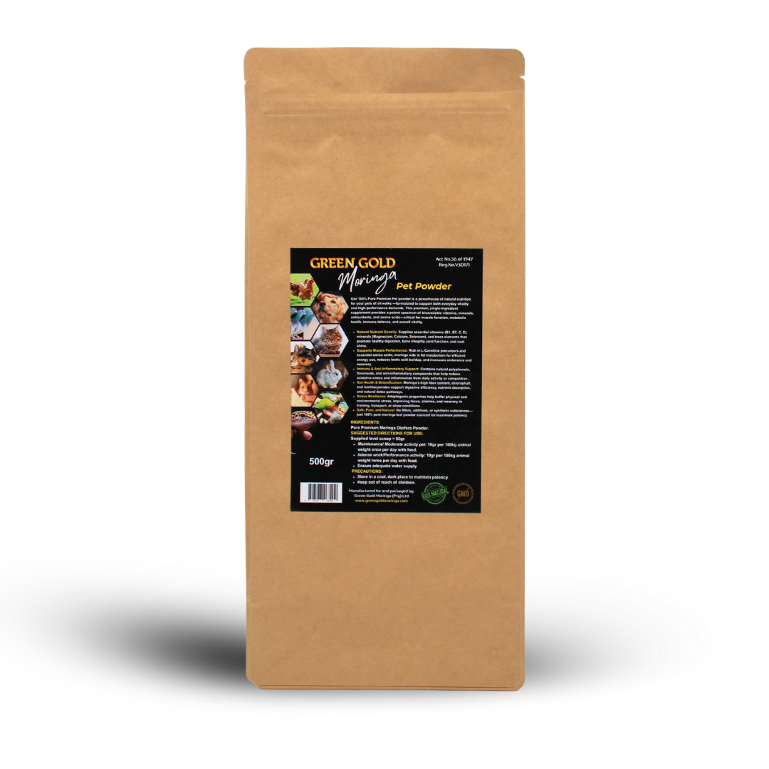 MORINGA POWDER FOR PETS 500GR – Green Gold Moringa